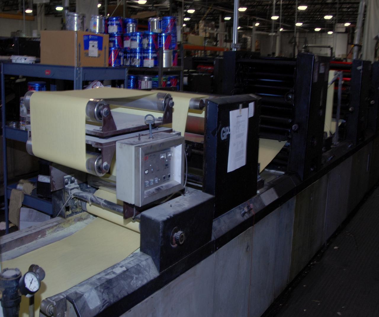 Lot #48: Didde-Glaser Web Press Model 860, 3 colors, 17.5” wide - WireBids